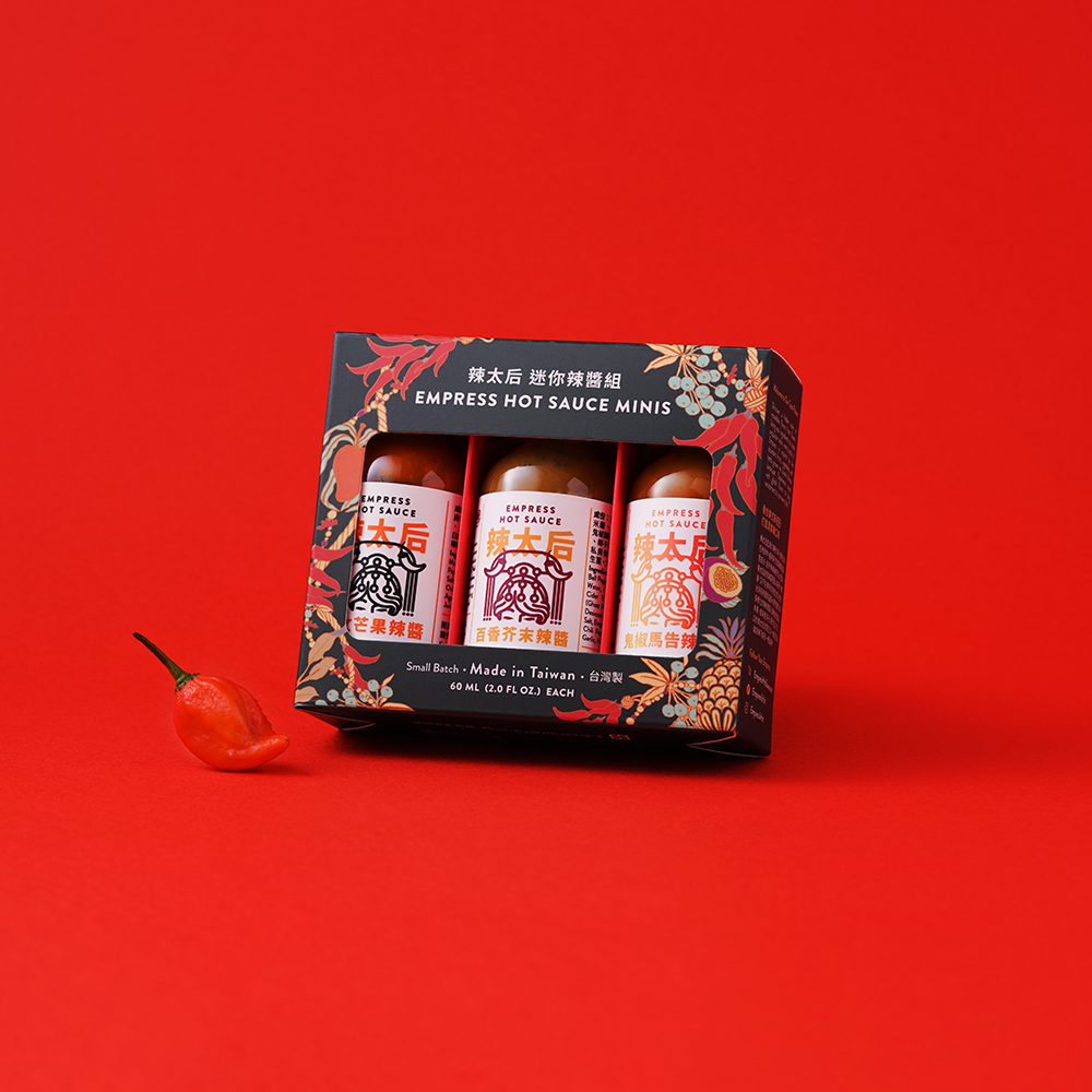 Empress Hot Mini Set 太后火辣迷你辣醬組 – 辣太后 Empress Hot Sauce