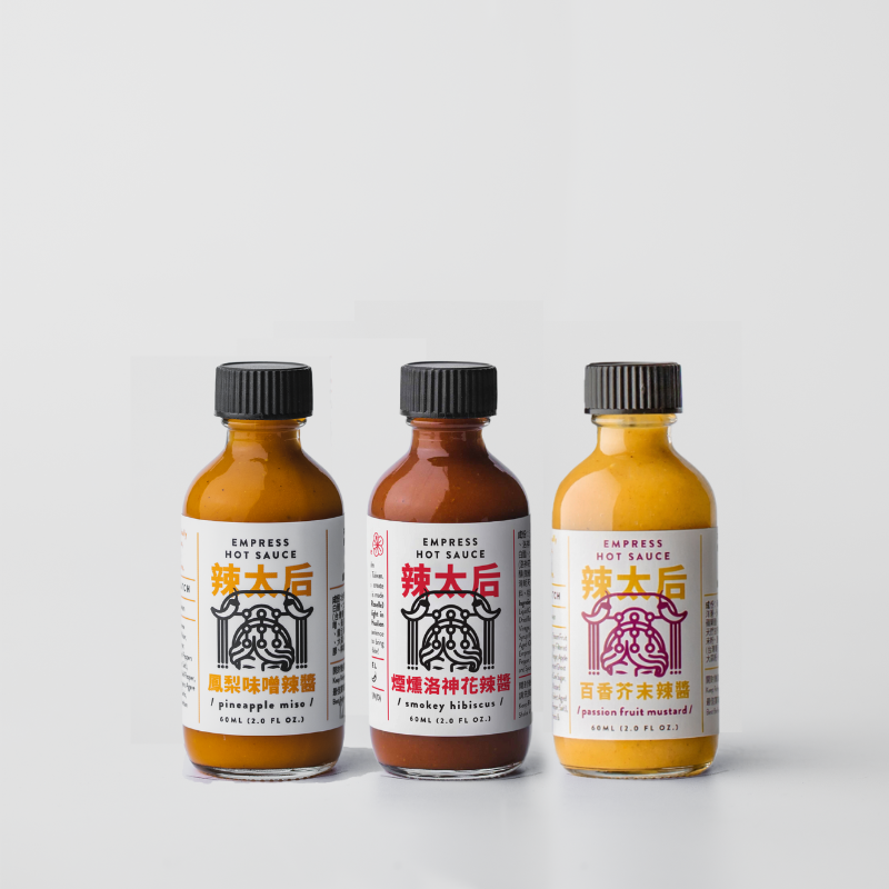 Empress Mild Mini Set 太后微辣迷你辣醬組 – 辣太后 Empress Hot Sauce